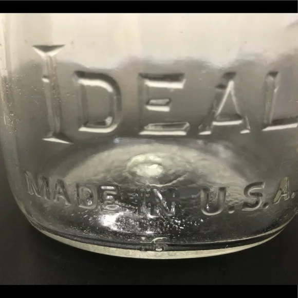 Ball | Kitchen | Vintage Ball Clear Canning Jar With Lid Wire Bail ...